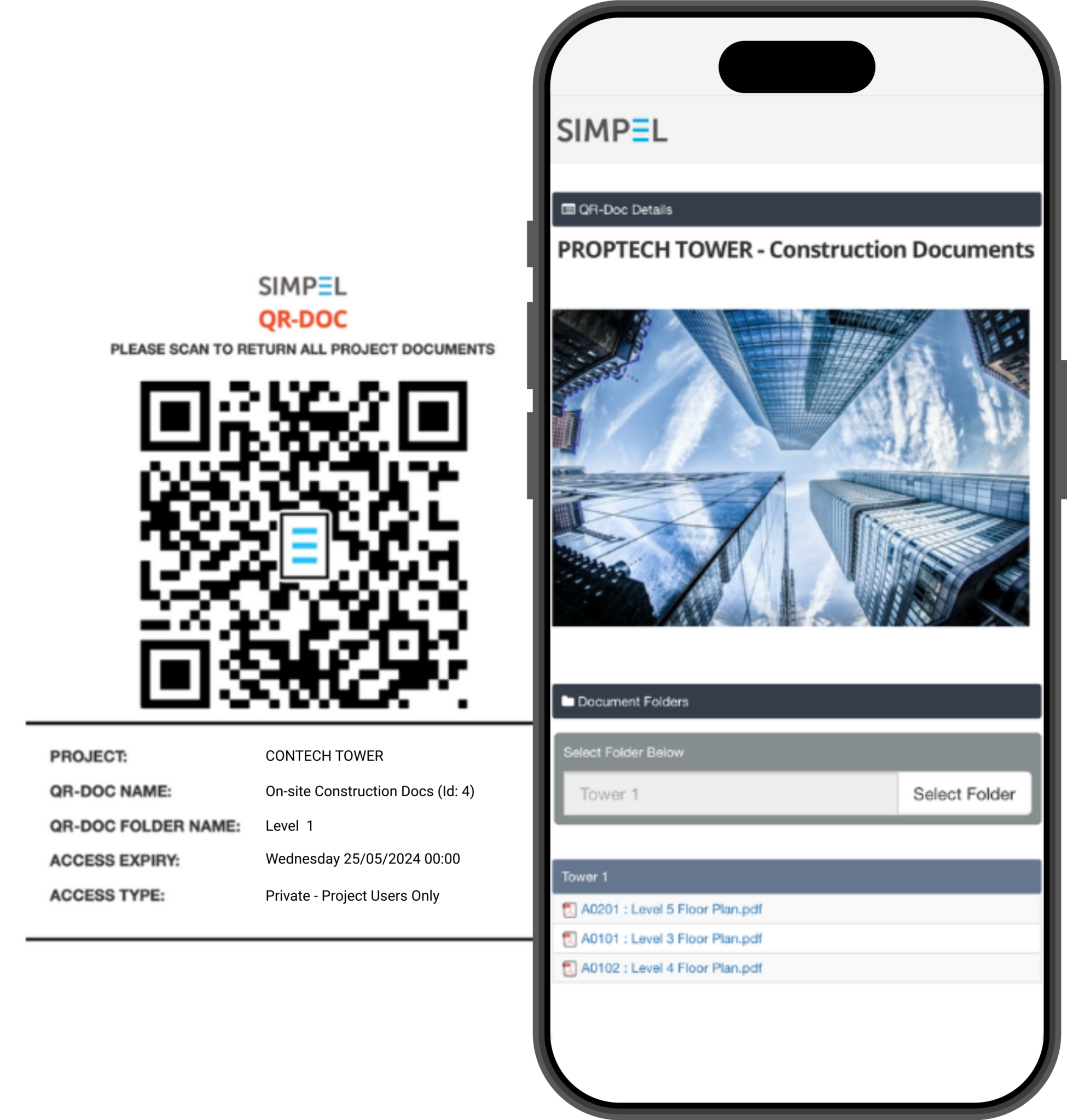 QR Docs | SIMPEL Construction Management Software